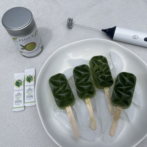 Coconut Maple Matcha Pops · GLW