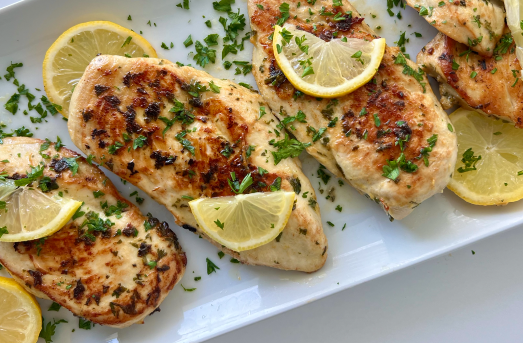 Lemon Parsley Grilled Chicken · GLW