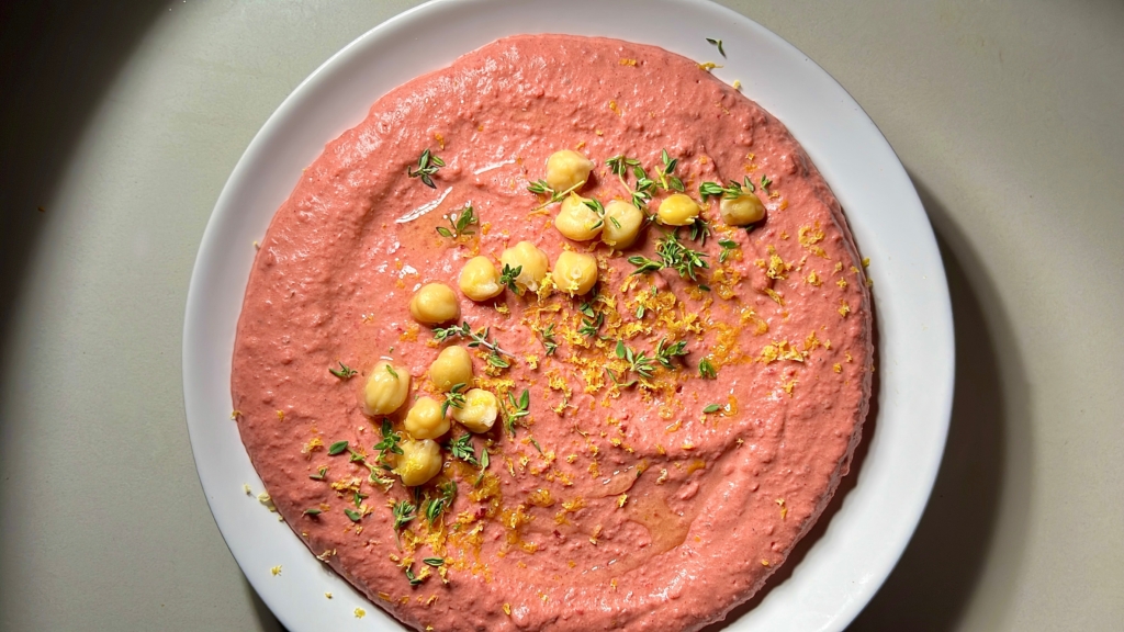 Pink Beet Hummus Recipe · GLW