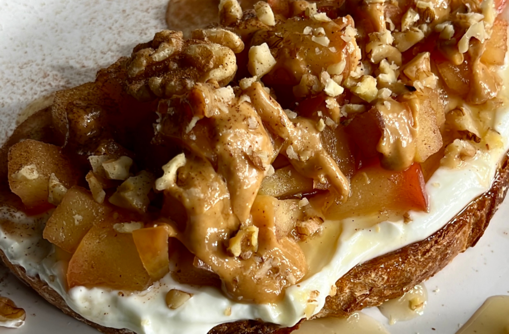 Autumn Harvest Apple Pie Toast · GLW